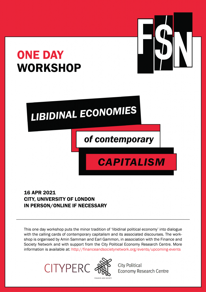 CFP: Libidinal economies of contemporary capitalism – Finance and ...